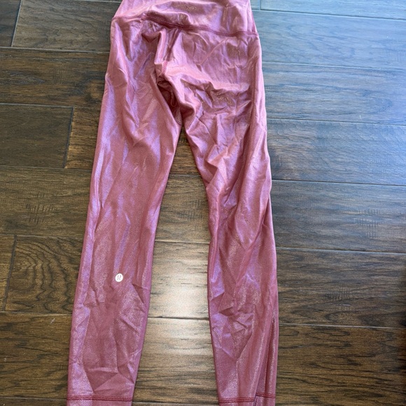 lululemon athletica | Pants & Jumpsuits | Red Lululemon Leggings 4 ...
